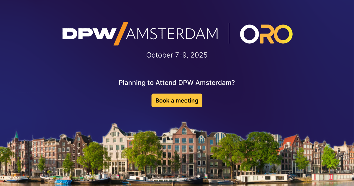 ORO Labs at DPW Amsterdam 2025 | AI-Powered Procurement Orchestration